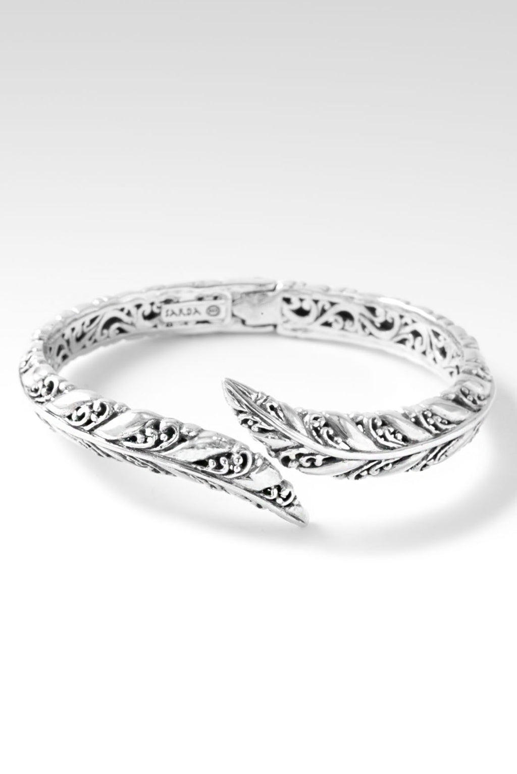 Under His Wings Bypass Bracelet™ in Leaf | Sterling Silver Bypass - SARDA™