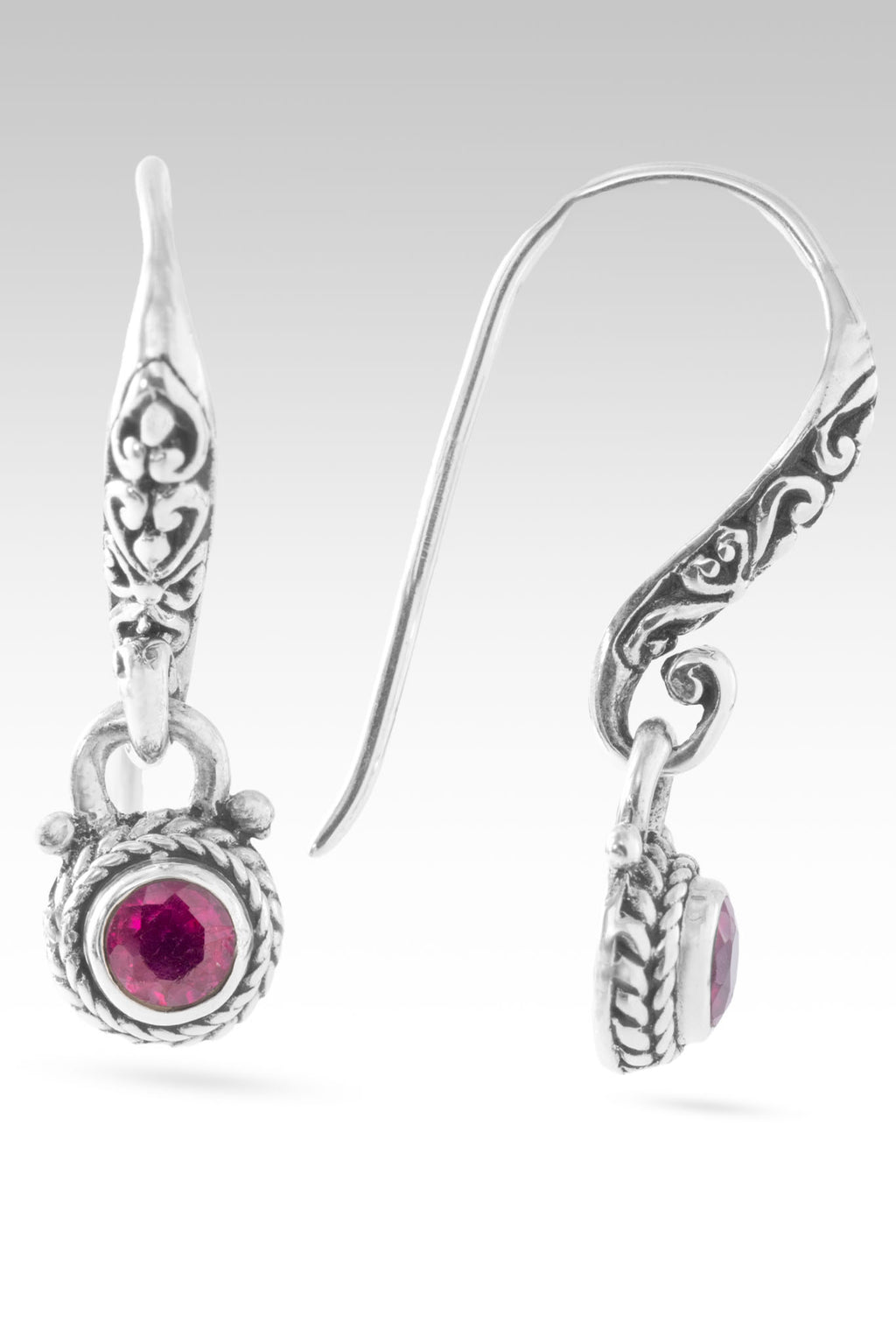God's Love Earrings™ in Red Ruby – SARDA™