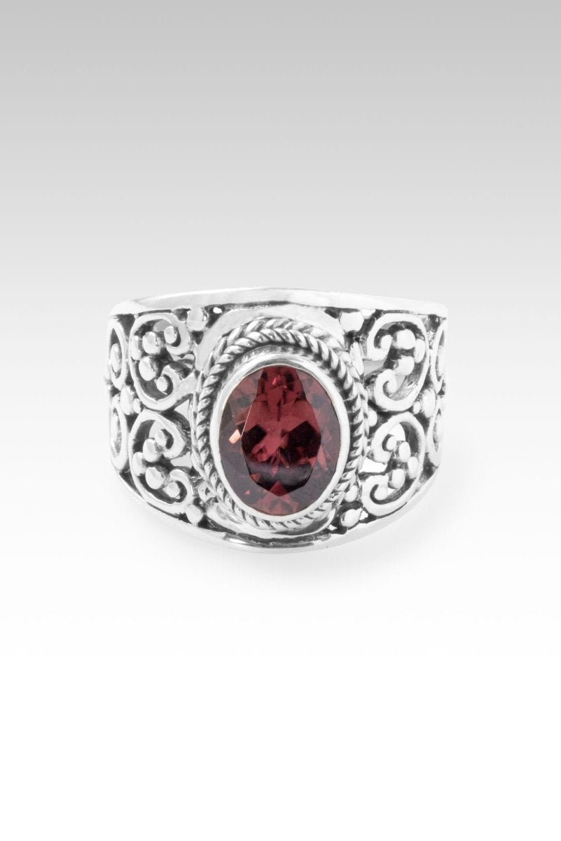 Create Your Destiny Ring™ in Merlot Red Zircon | Sterling Silver Dinner ...