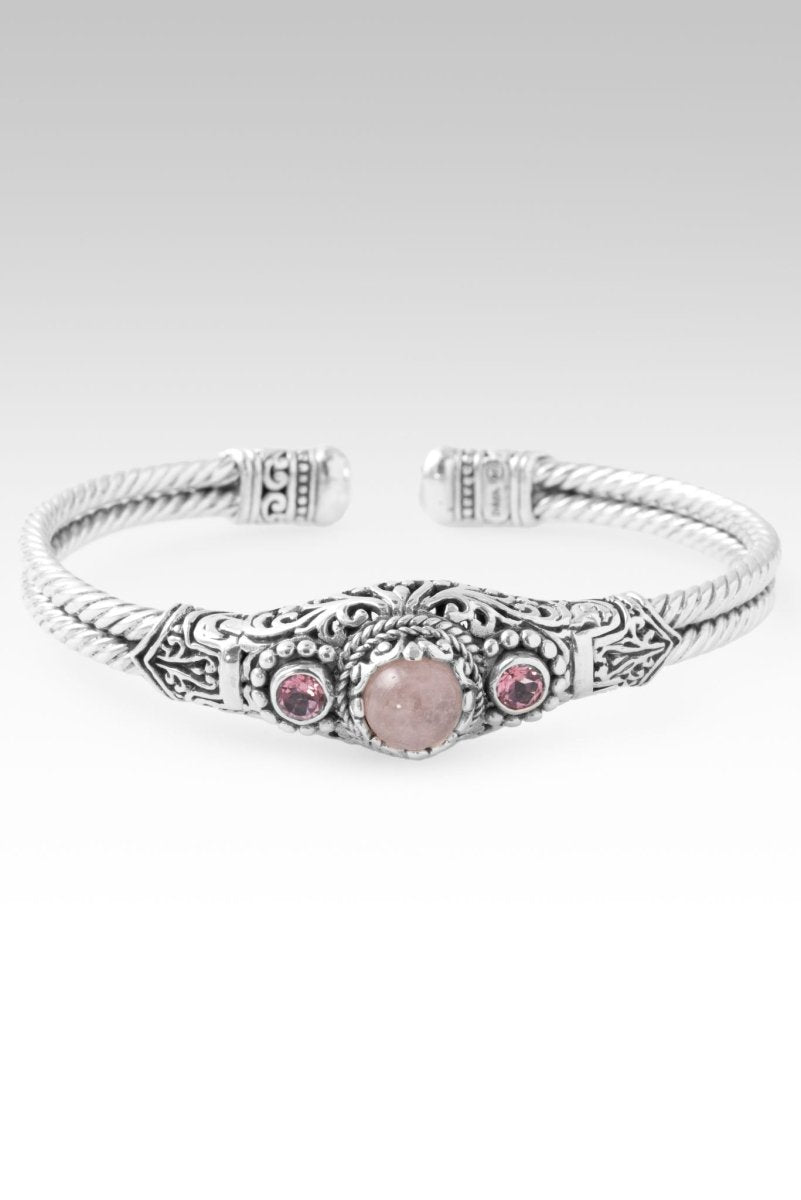 Everlasting Joy Cuff Bracelet™ in Cor-De-Rosa Morganite & Sweet Surren ...