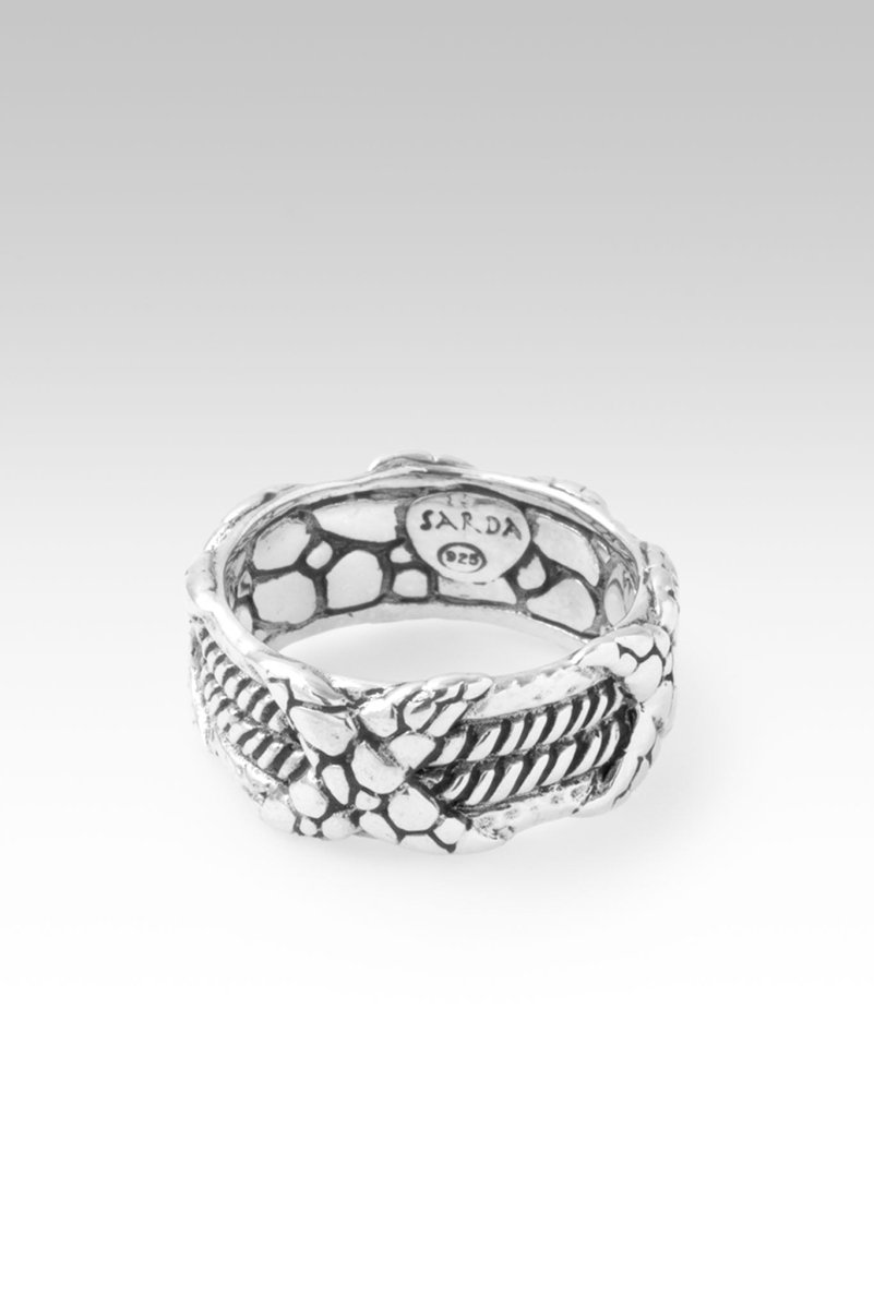 Forever Over Me Ring™ in Watermark | Sterling Silver Dinner - SARDA™