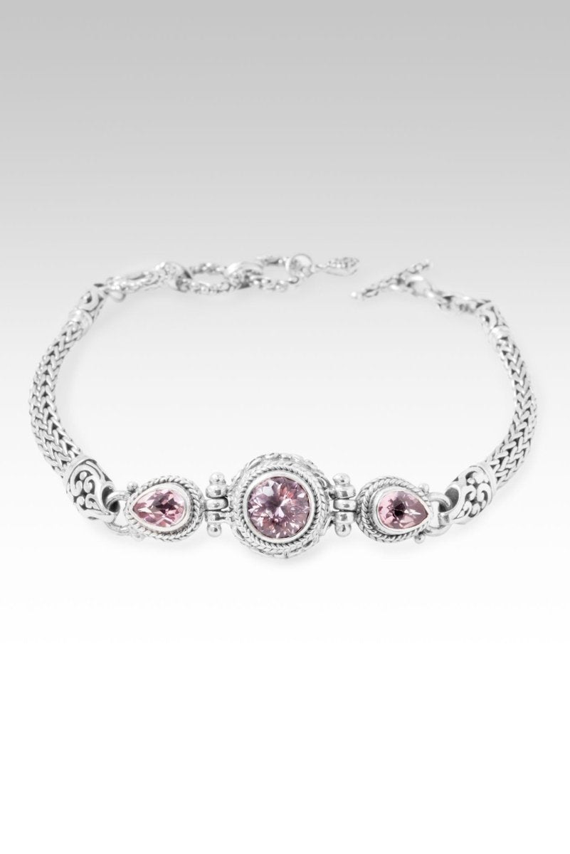 God Can & Will Bracelet™ in Pink Cashmere™ Mystic Quartz & Pale Plum ...