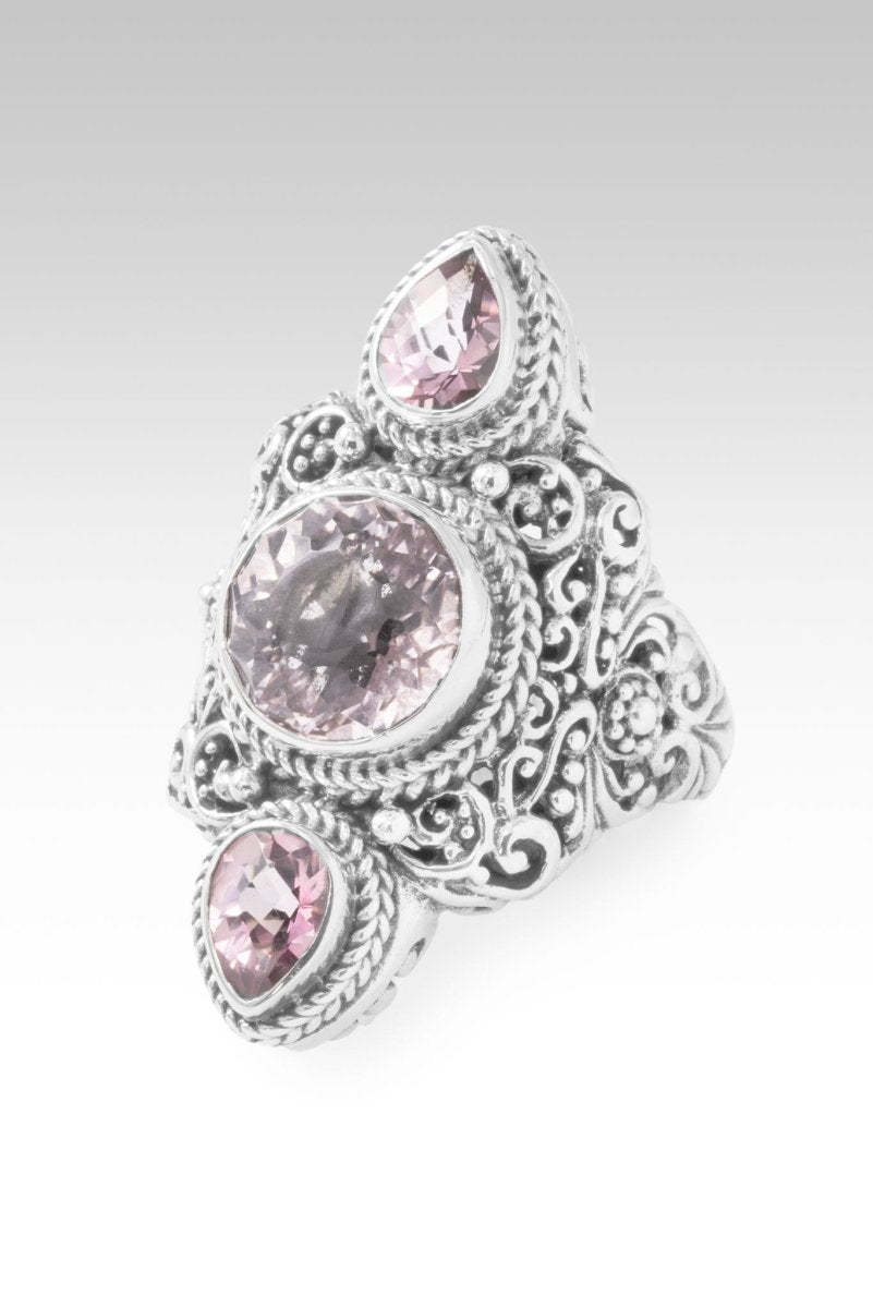 God Can & Will Ring™ in Pink Cashmere™ Mystic Quartz & Pale Plum™ Myst ...