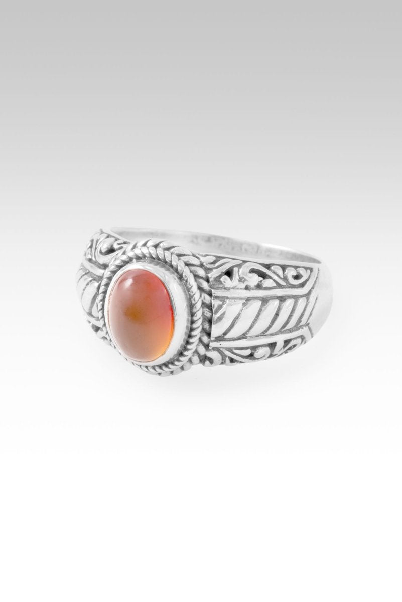God Is Able Ring™ in Cable Carnelian – SARDA™