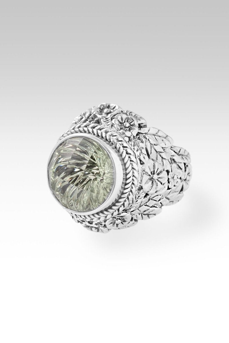 Hello Sanctification, Goodbye Unable Ring™ in Prasiolite | Sterling ...