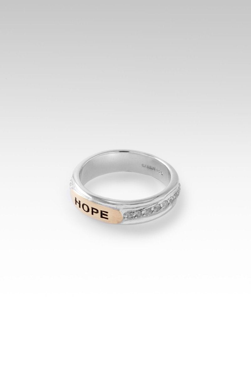 Hope Ring™ in White Zircon | Sterling Silver Stackable - SARDA™