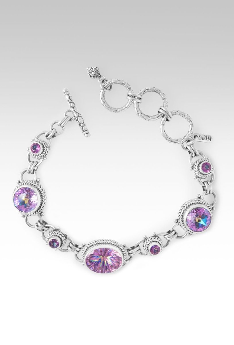 Let Your Faith Shine Bracelet™ in Wanderjahr™ Mystic Quartz, Lotus ...