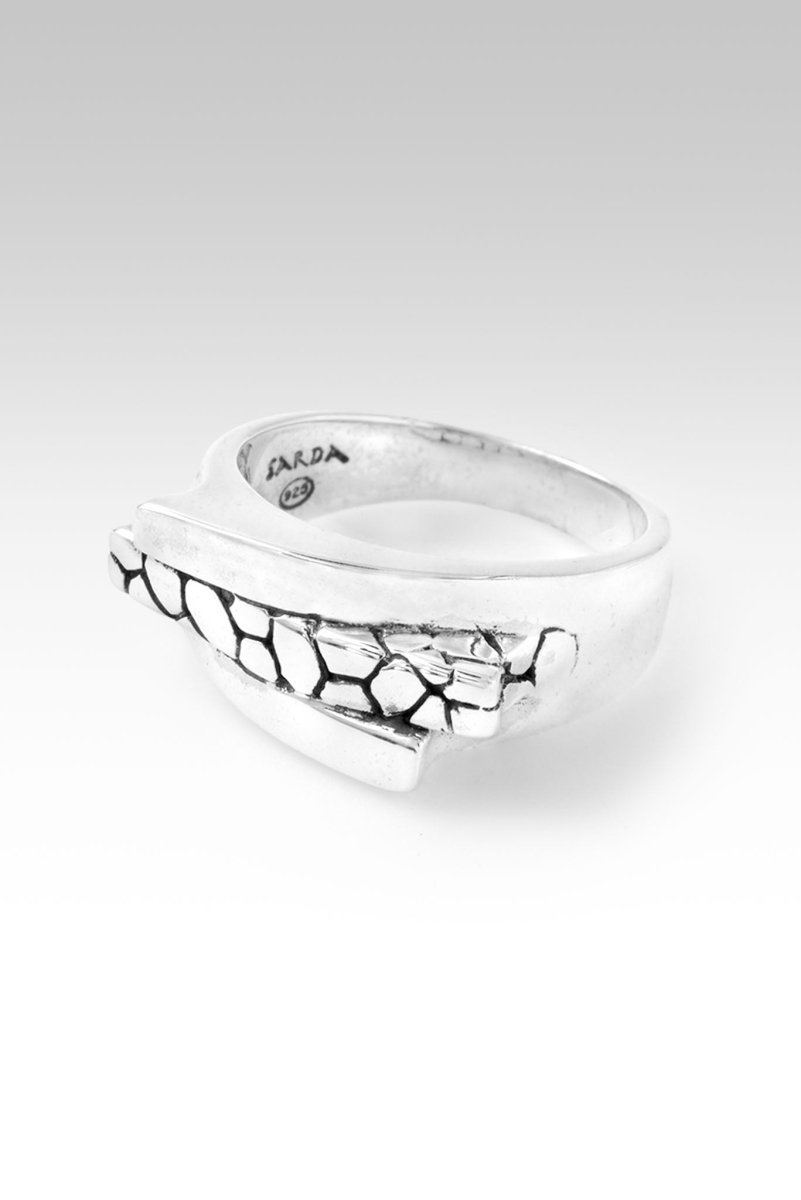 Light my Path Ring™ in Watermark | Sterling Silver Dinner - SARDA™