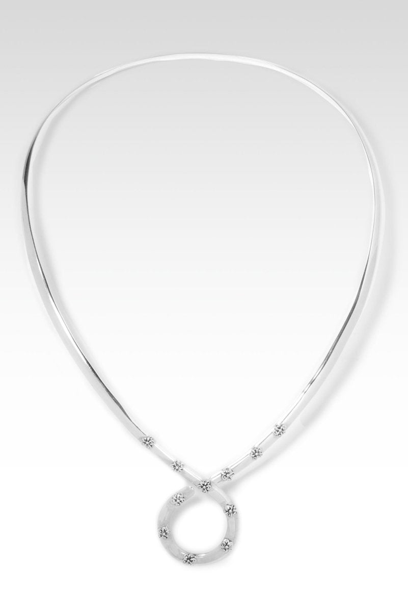 S-Collar Necklace™ in Frangipani | Sterling Silver Collar - SARDA™
