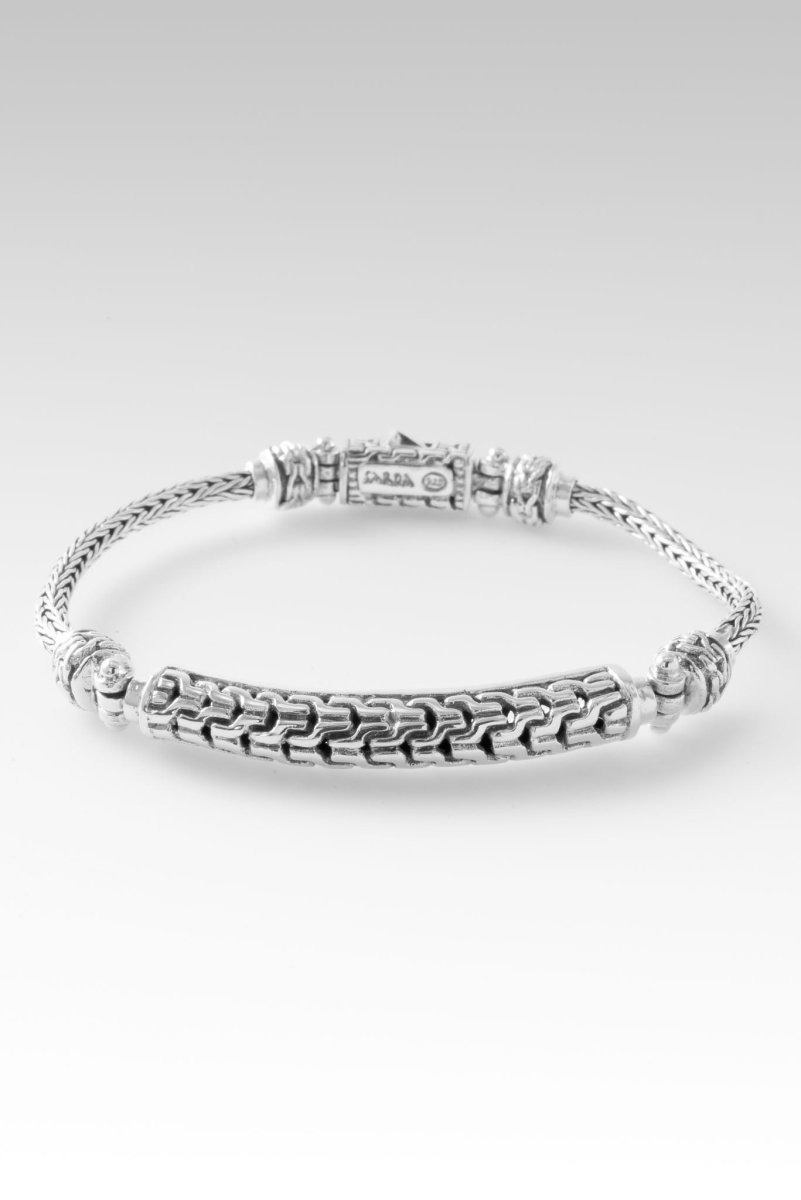 Unbreakable Unity Bracelet™ in Chainlink | Sterling Silver Push Button ...