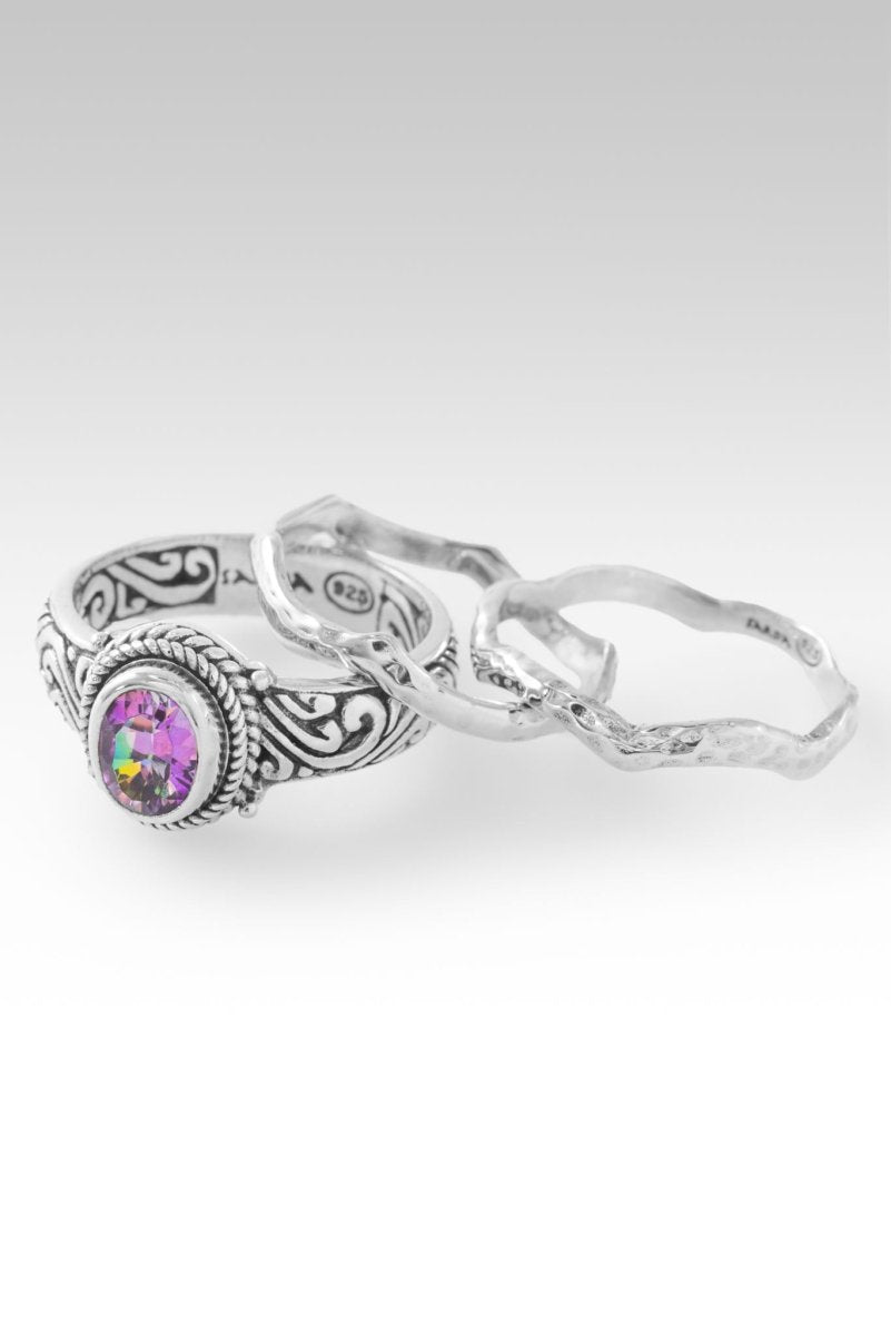 Unstoppable Ring™ in English Tearose™ Mystic Topaz | Sterling Silver ...