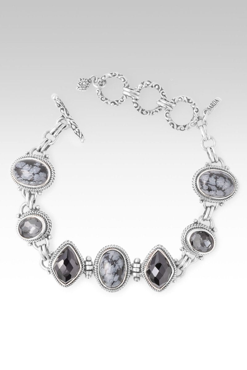 UR Good Plans Bracelet™ in Snowflake Obsidian, Black Spinel & Odyssey ...