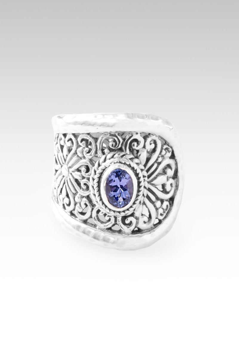 Valor Ring II™ in Tanzanite | Sterling Silver Statement - SARDA™