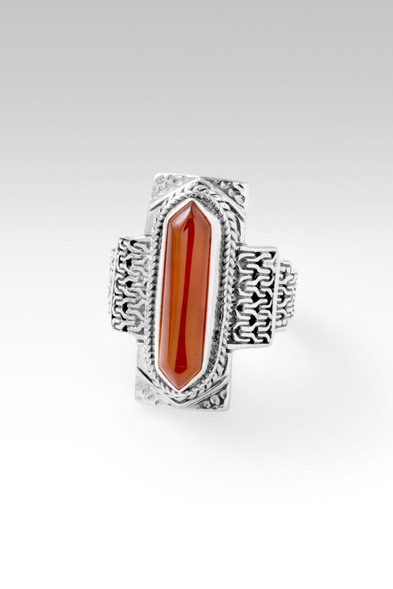 Yesterday Today & Forever Ring™ in Carnelian | Sterling Silver ...